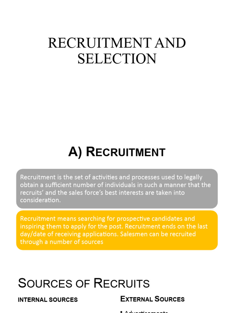 Attracting Candidates in Recruitment | PDF | Recruitment | Business