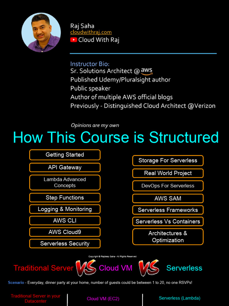 Serverless Course Slide 012022 | PDF | Amazon Web Services | Computer Architecture