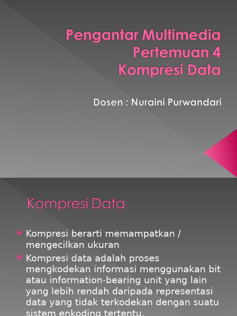 #3 Kompresi Data | PDF