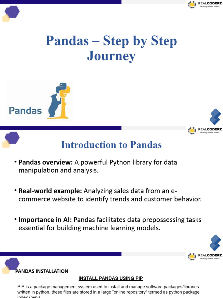 Pandas | PDF | Data Analysis | Data