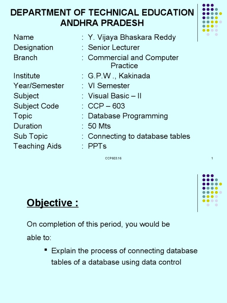 CCP603 | PDF | Databases | Software