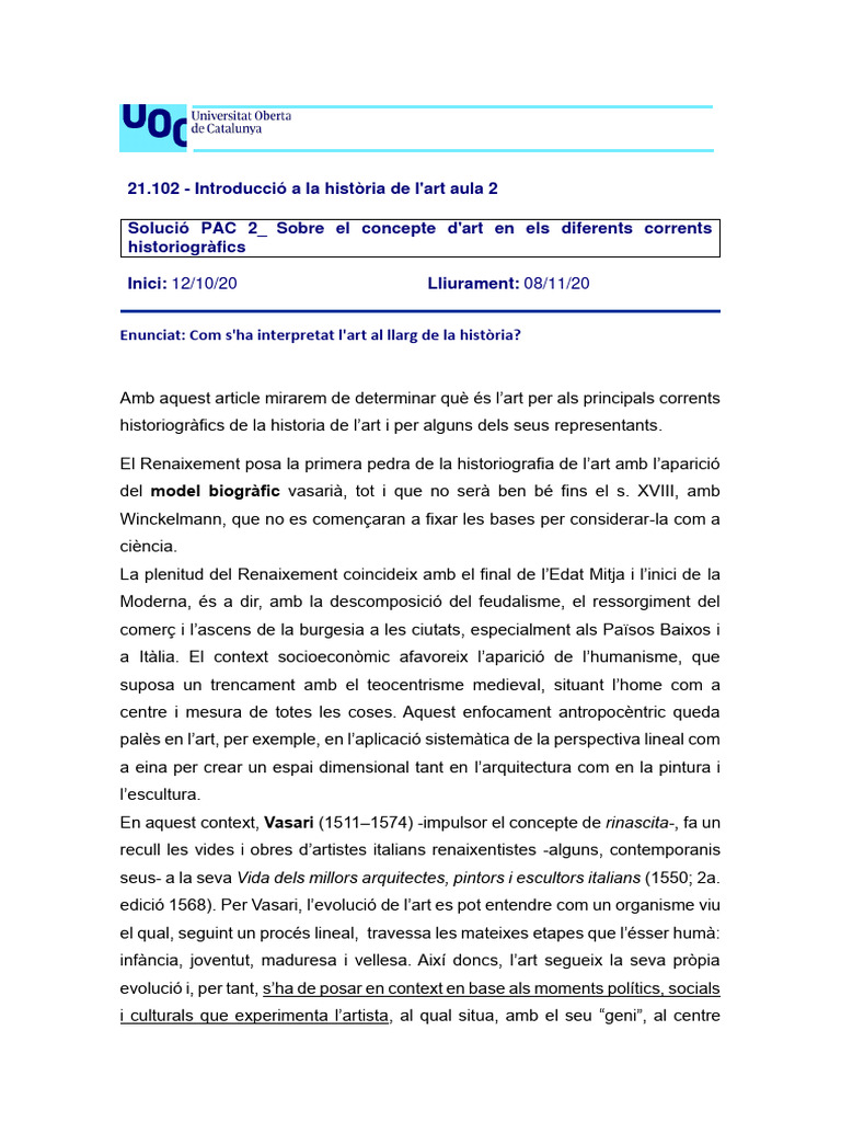 IntArt PAC2 IntroArt | PDF