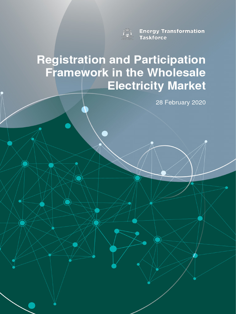 Wholesale Electricity Market Registration Guide | PDF | Electric Power ...