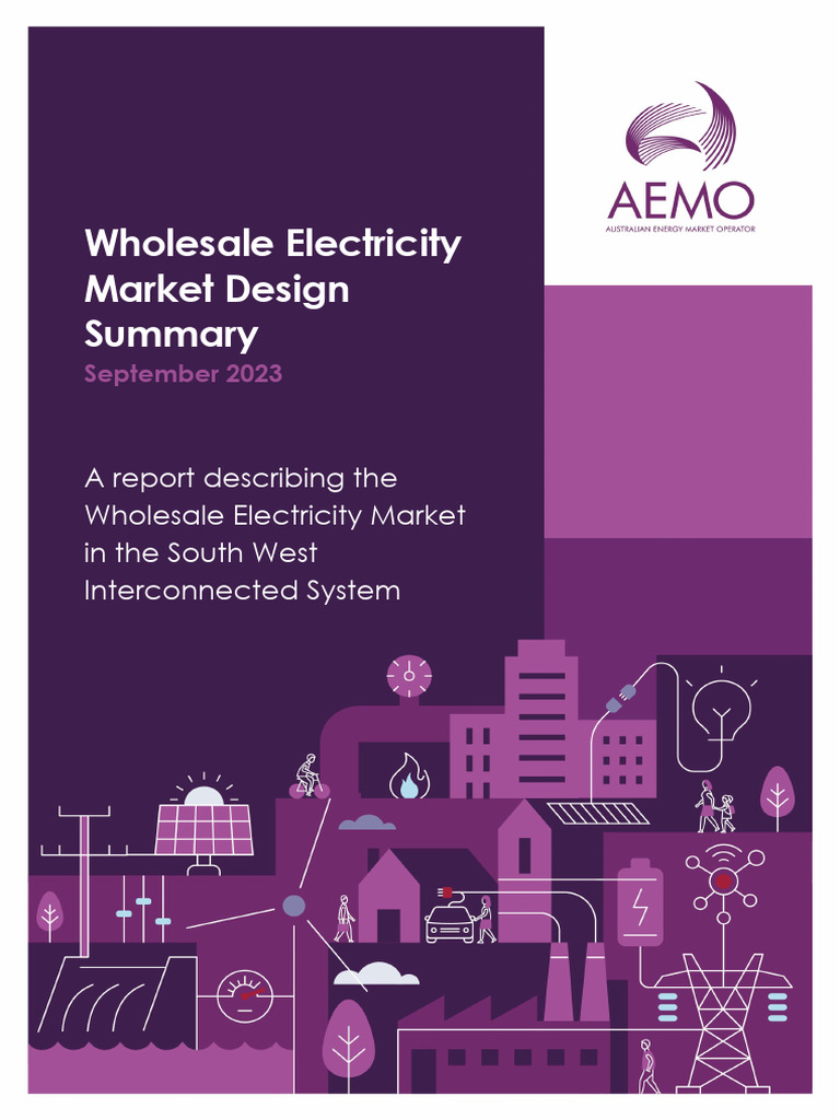 WEM Reform Market Design Summary | PDF | Photovoltaics | Market (Economics)