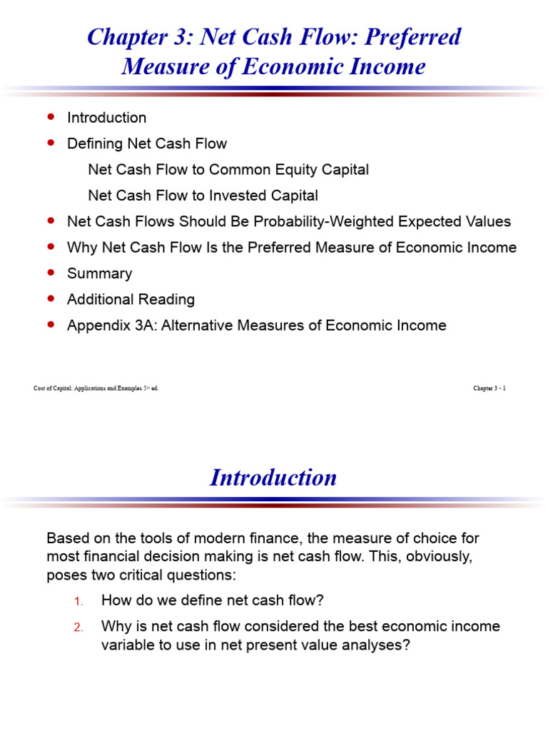 COC 5th Ed-Chapter 3 | PDF | Expense | Cost Of Capital