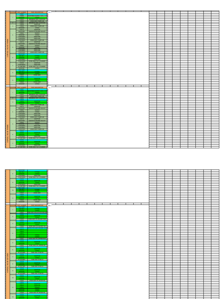 Hydraulic Fittings Layout | PDF | Pipe (Fluid Conveyance) | Mechanical ...