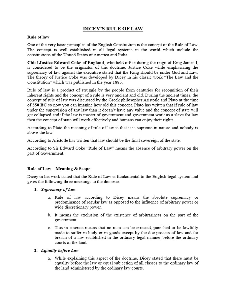 Cat 1 | PDF | Rule Of Law | Separation Of Powers