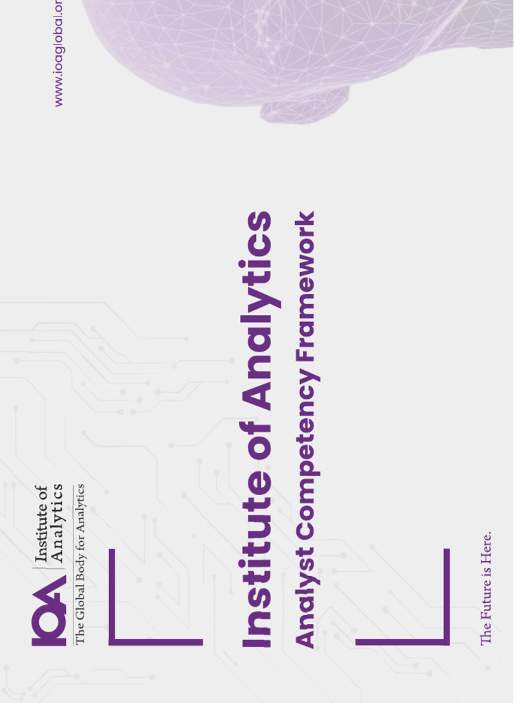 IoA Analyst Competency Framework | PDF