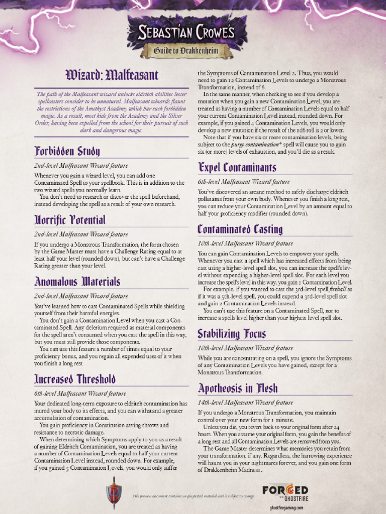 Drakkenheim Wizard - 04-Kickstarter-Giveaways-Subclass | PDF