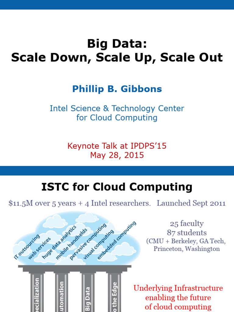 Big Data PBGibbons Ipdps15 Final | Download Free PDF | Scalability | Big Data