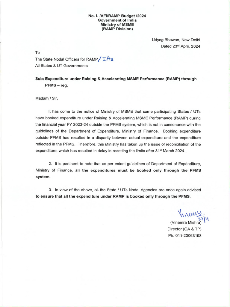 Letter To States | PDF