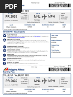 Philippine Airlines Script | PDF