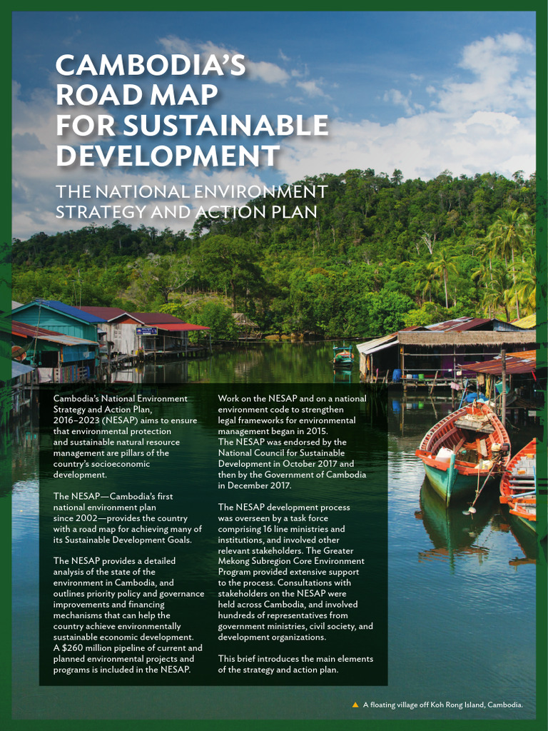 Cambodia's Sustainable Growth Plan | PDF | Sustainability ...