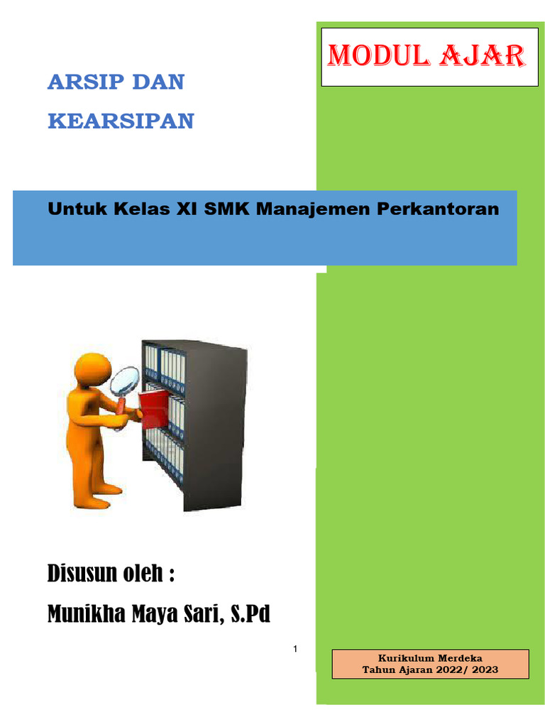 Modul Arsip Dan Kearsipan | PDF
