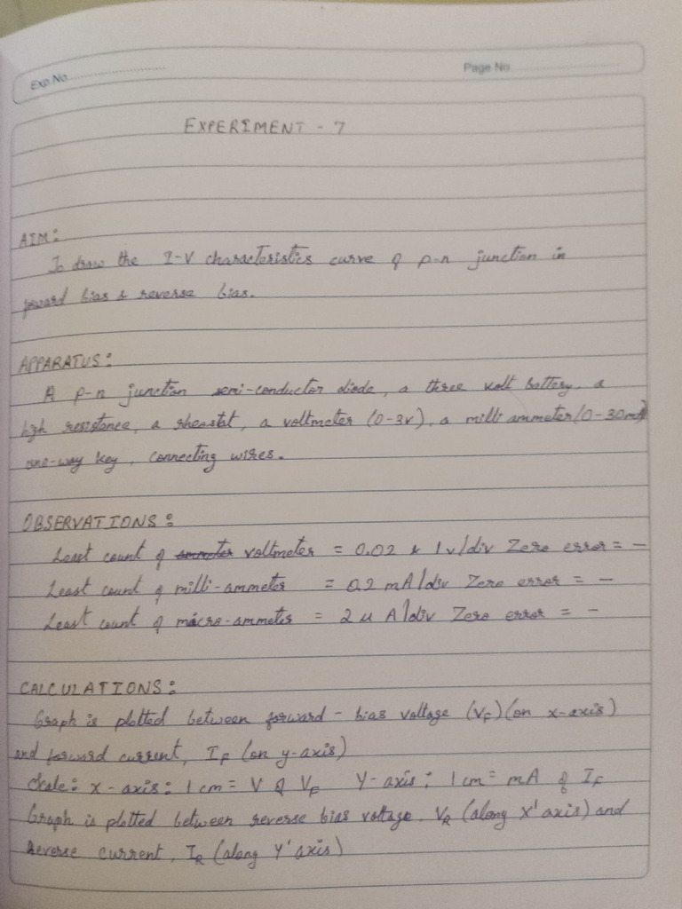 Physics practical file notes | PDF