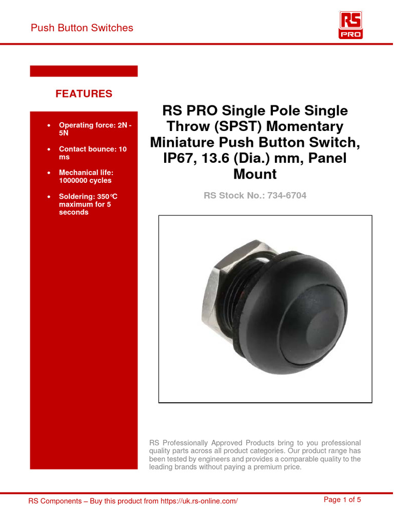 734-6704 | PDF | Switch | Equipment