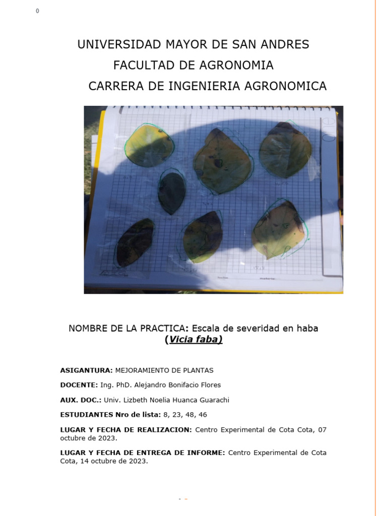 Escala de Severidad | Descargar gratis PDF | Agricultura