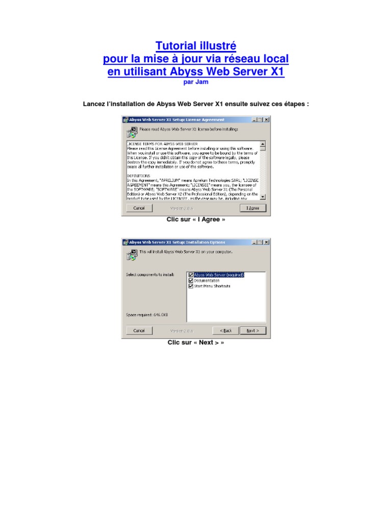 Tutorial Abyss Web Server | PDF | Adresse IP | Internet