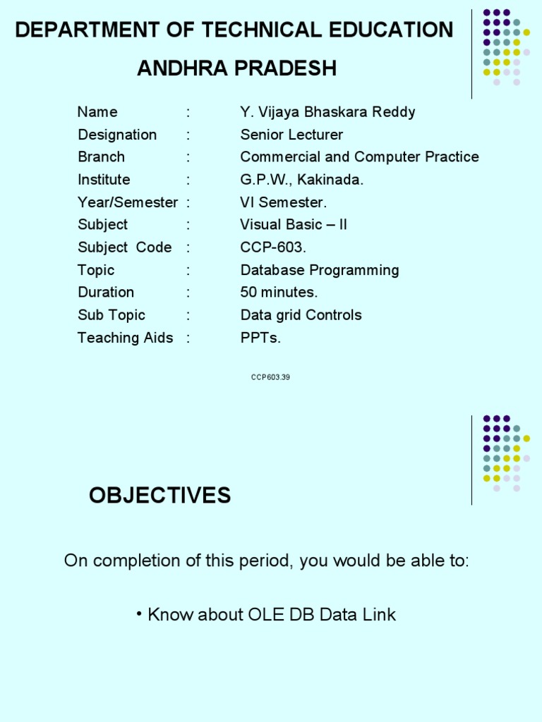 CCP603 | PDF | Databases | Microsoft