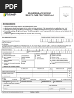 PCW Applicant's Information Sheet | PDF | Health Care | Public Services