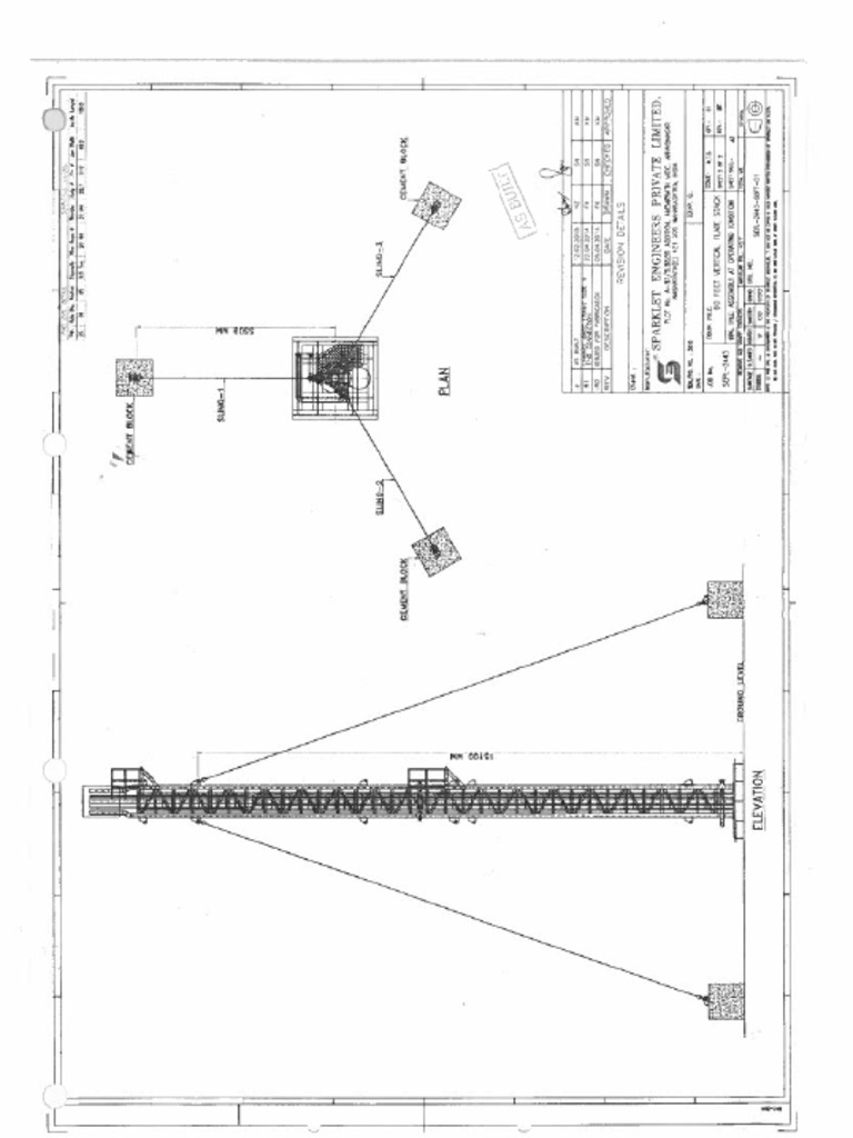 60 ft Flare Stack Securing arrangement | PDF