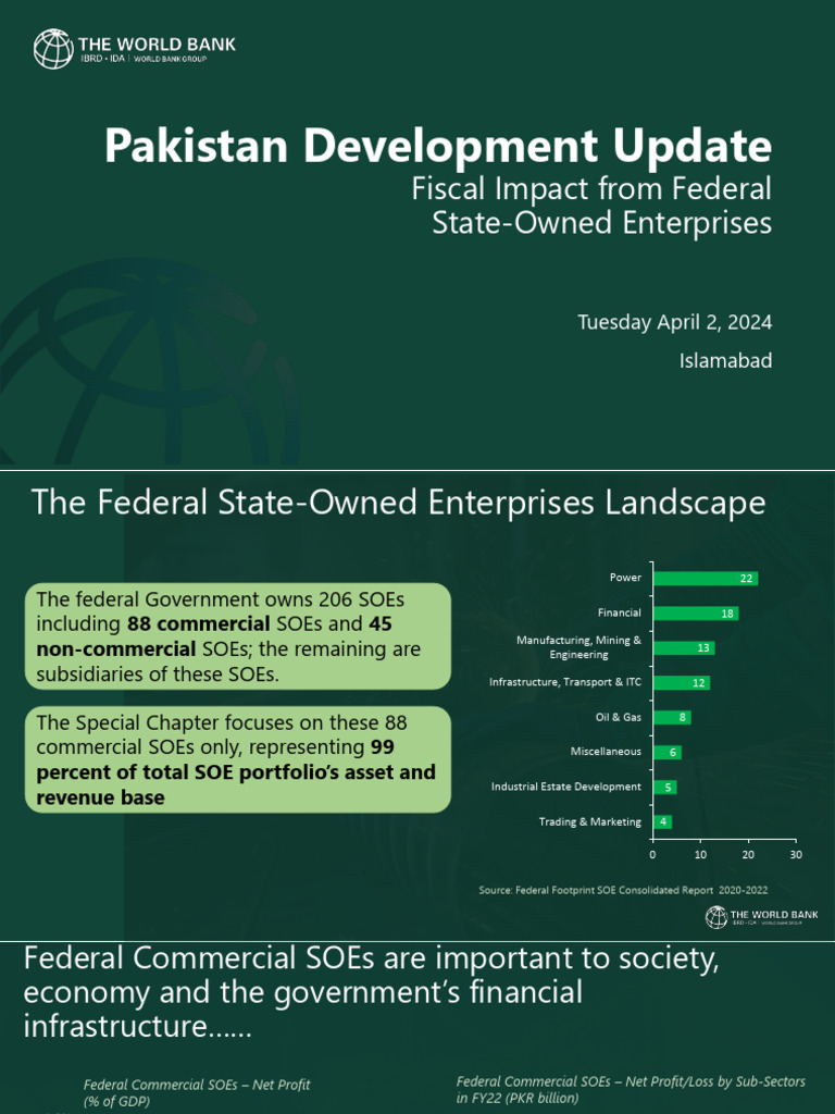 PDU April 2024 Presentation Part B | PDF | State Owned Enterprise | Government Budget Balance