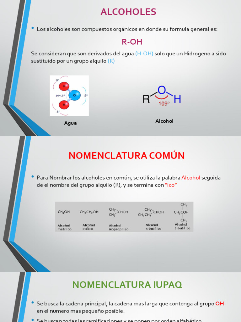 Alcoholes, Fenoles y Tioles | PDF | Tiol | Etanol