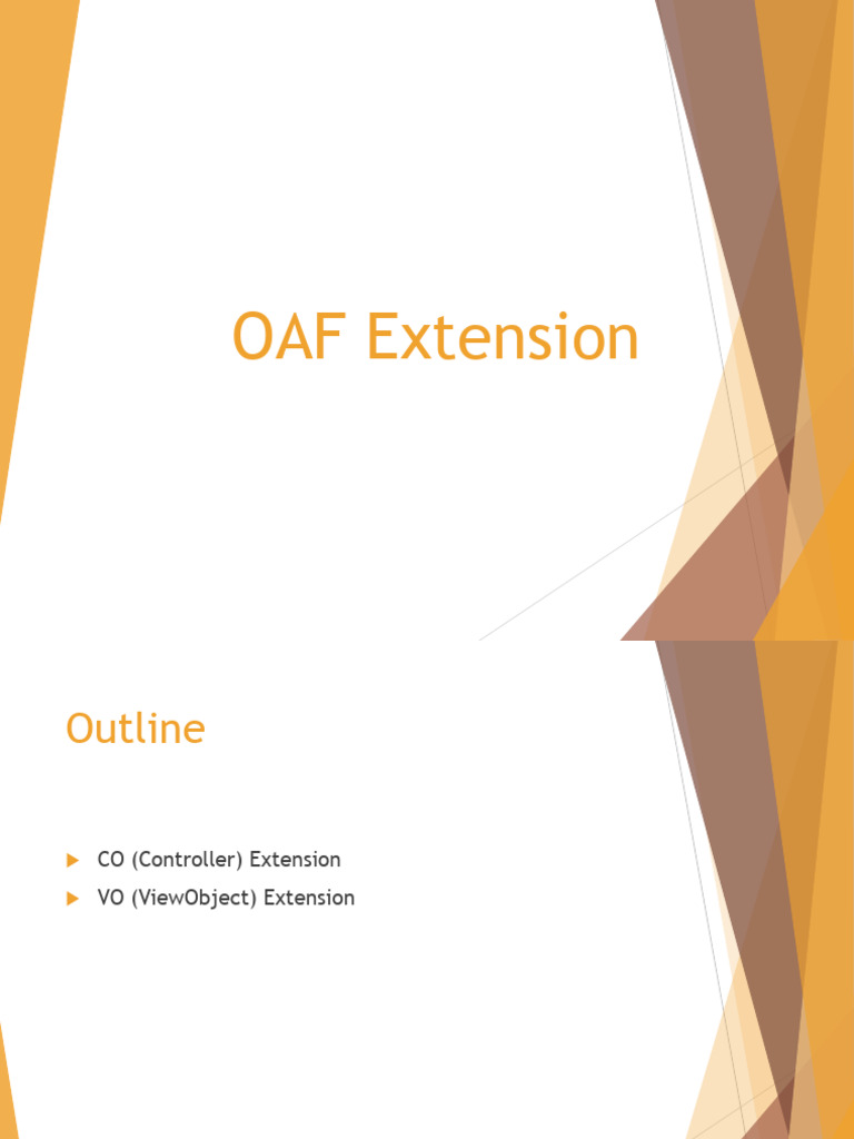OAF Extension | PDF | Computing | Data Management