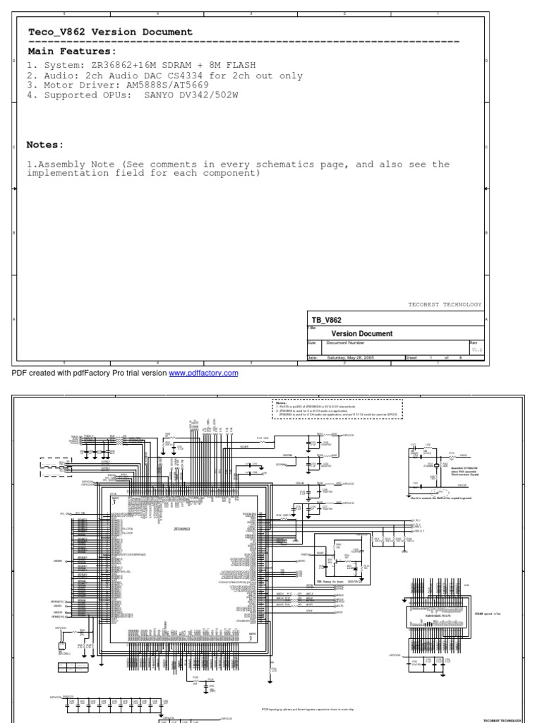 Schematic Diagram VC-910 | PDF