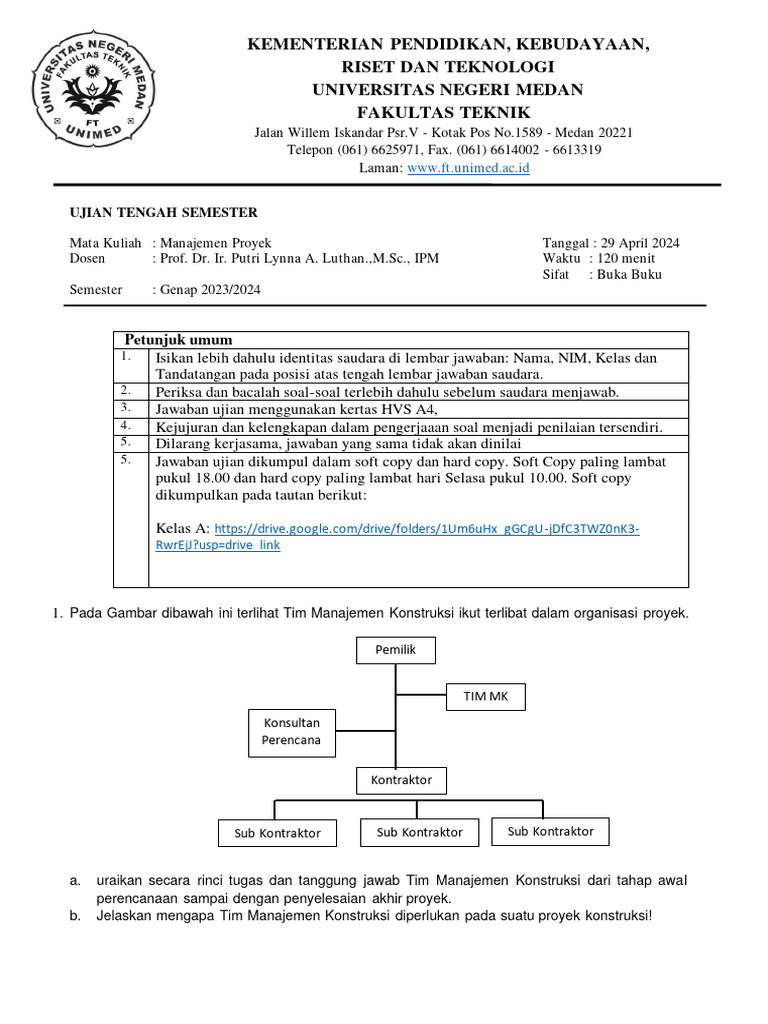Uts Manajemen Proyek | PDF