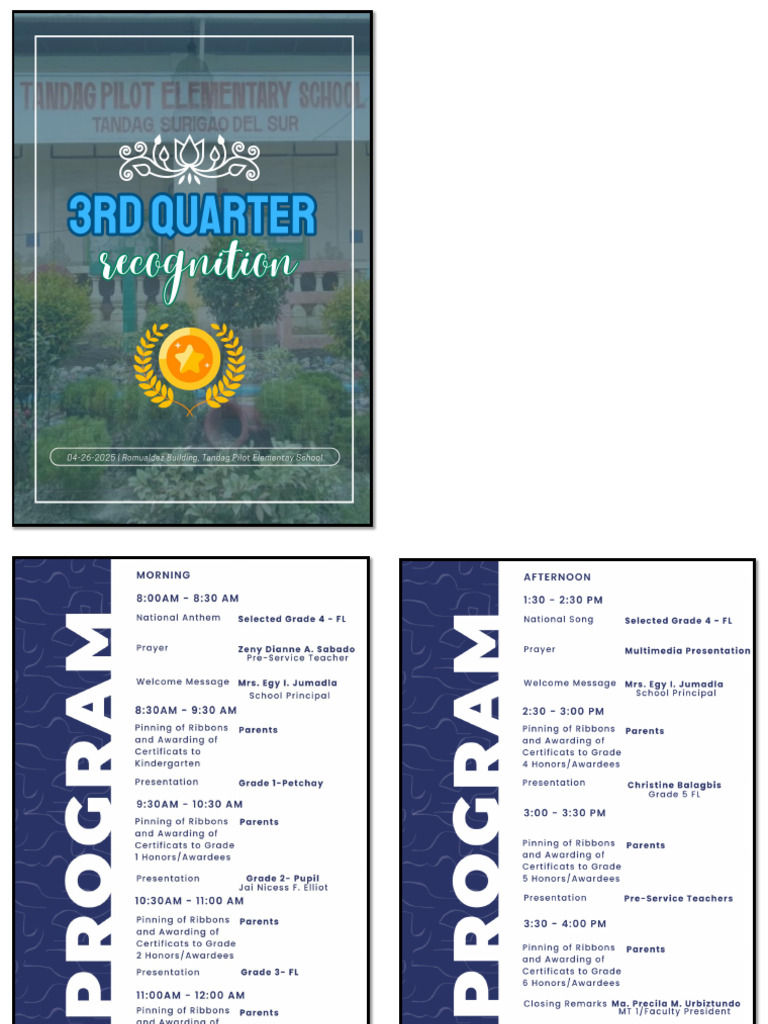 3RD Grading Recognition Program | PDF