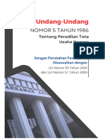 UU PTUN Berserta Perubahannya | PDF