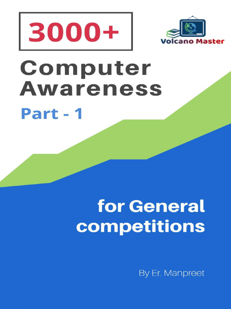 Computer Awareness (3000+ MCQ) | PDF | Personal Computers | Central Processing Unit