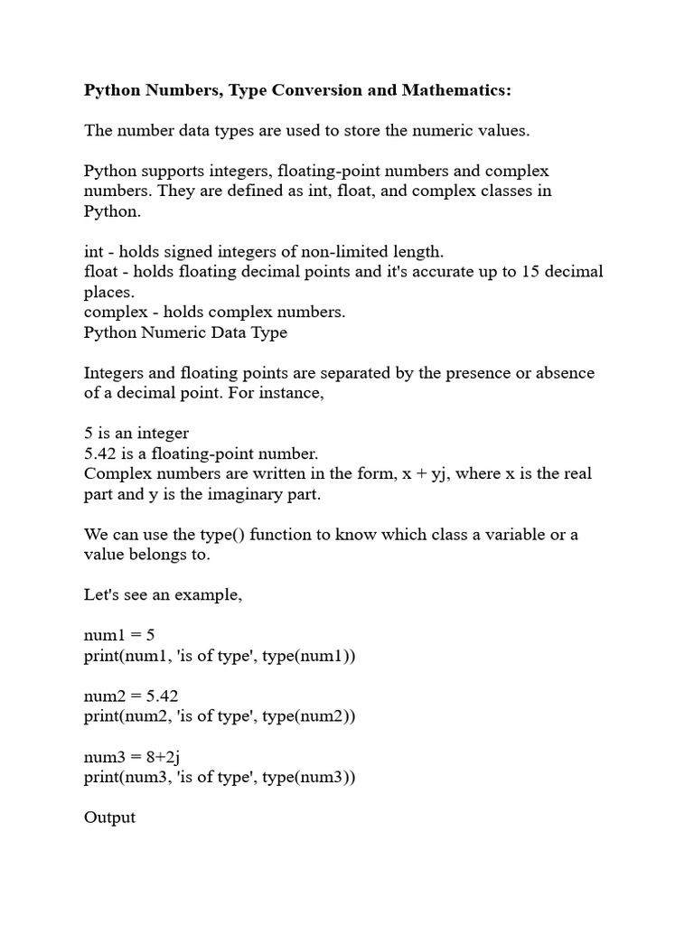 Data Types | PDF | Data Type | Parameter (Computer Programming) Data Types | PDF | Data Type | Parameter (Computer Programming)