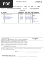 U.S. Customs Form: CBP Form 7507 - General Declaration Agriculture ...