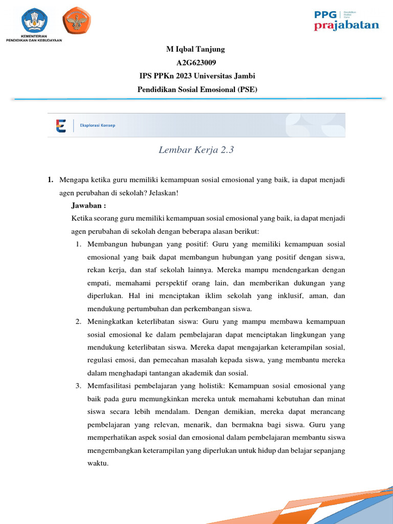 T2 LK 2.3 Eksplorasi Konsep | PDF