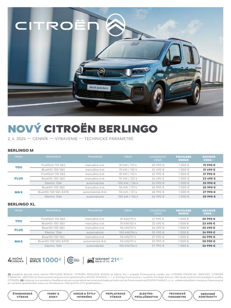 Nove Berlingo | PDF