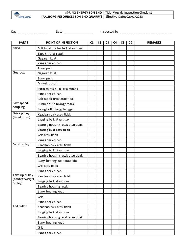 Plant Checklist | PDF