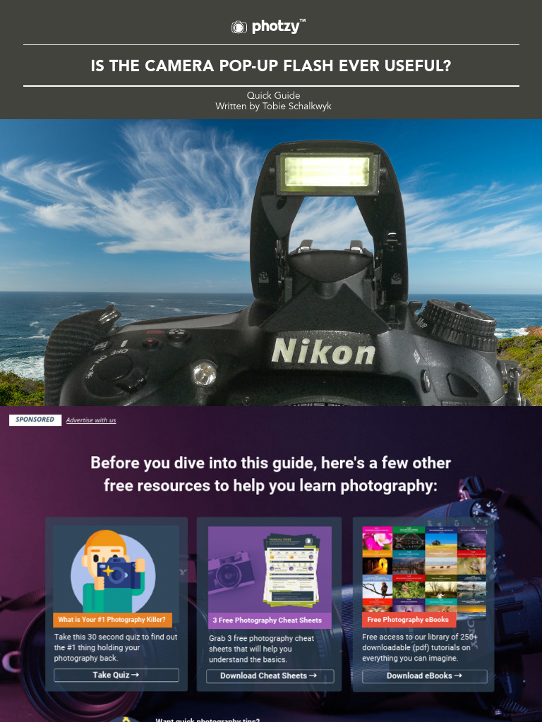 Pop-Up+Flash | PDF | Flash (Photography) | Camera