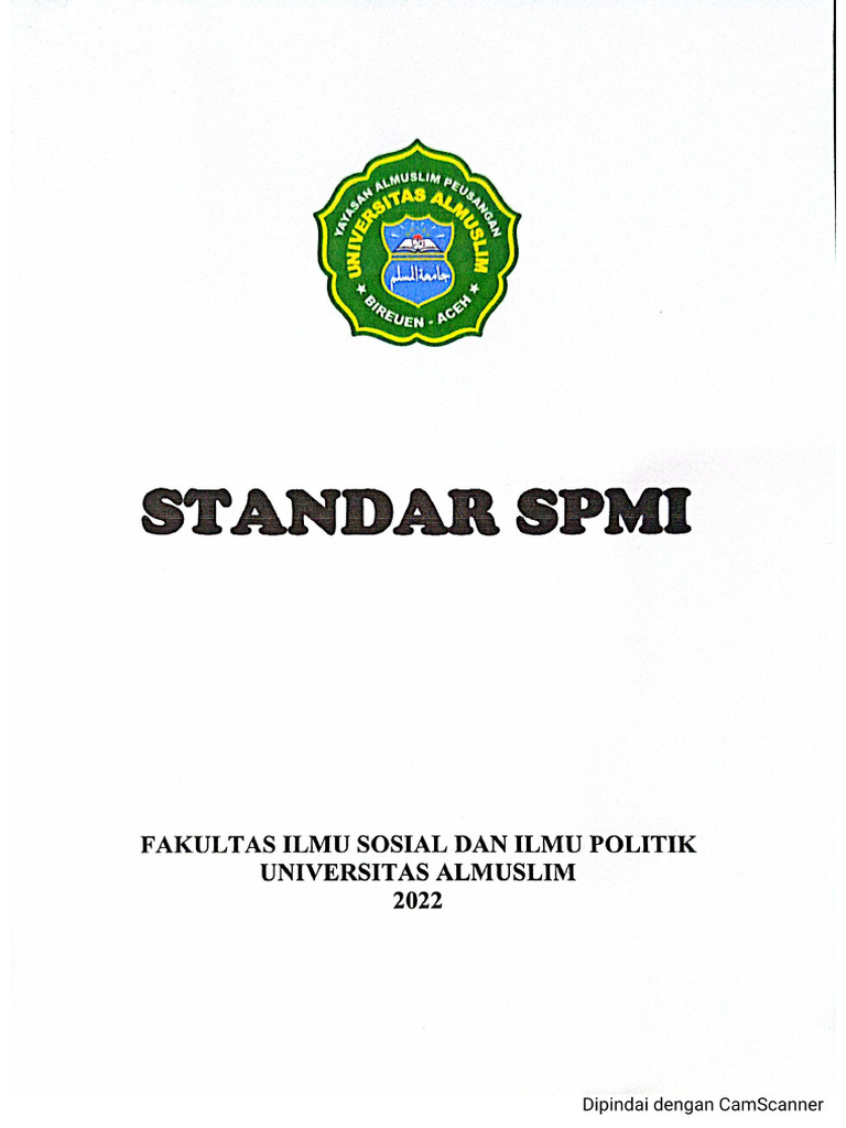 Dokumen Standar Spmi | PDF