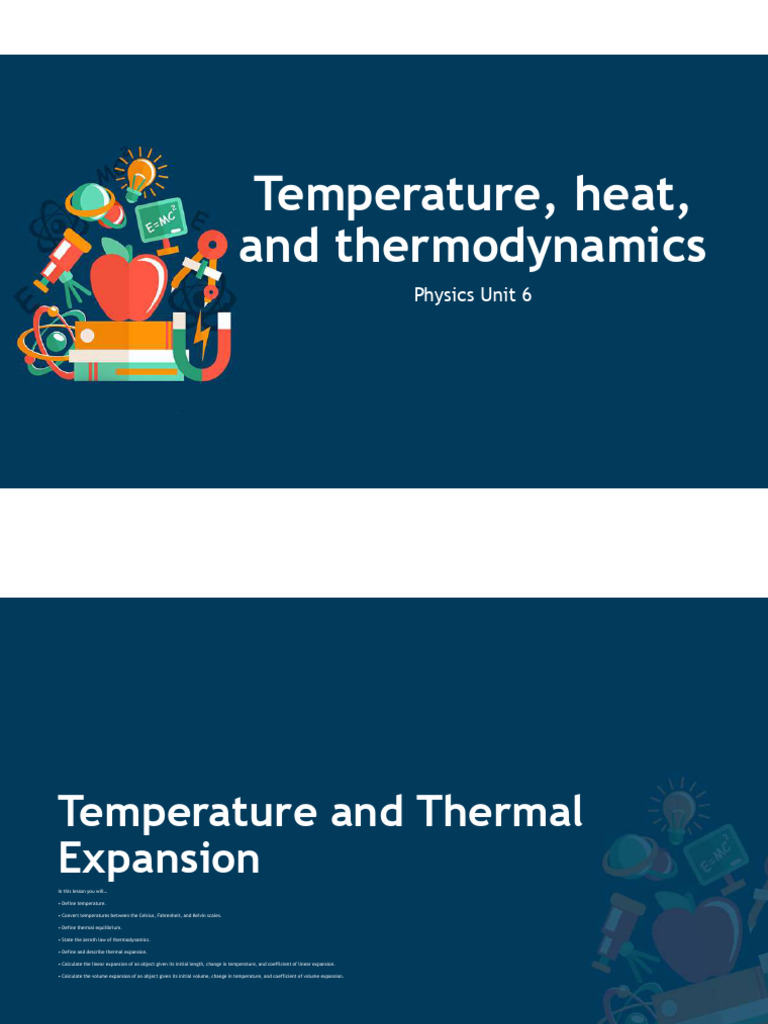Temperature & Thermal Expansion Basics | PDF | Thermal Expansion ...