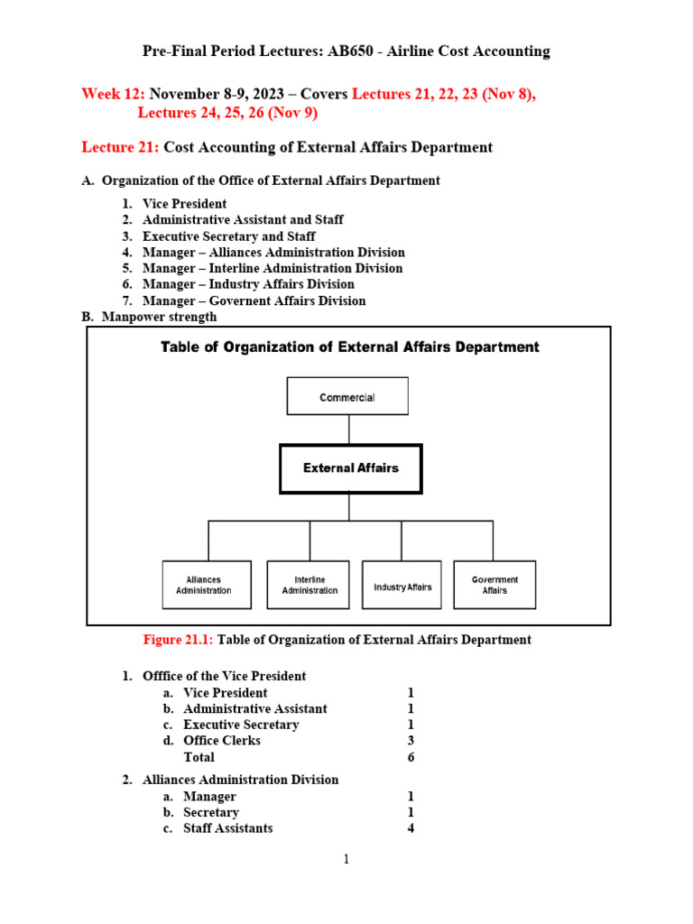 Airline Cost Accounting 4 | PDF | Depreciation | Expense