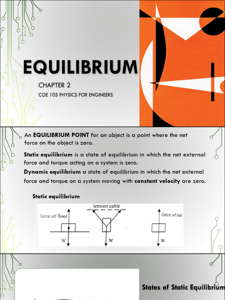 Chapter 2 Equilibrium | PDF | Force | Friction Chapter 2 Equilibrium | PDF | Force | Friction