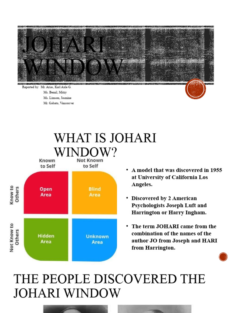 Joahri Window | PDF | Cognitive Science | Cognition