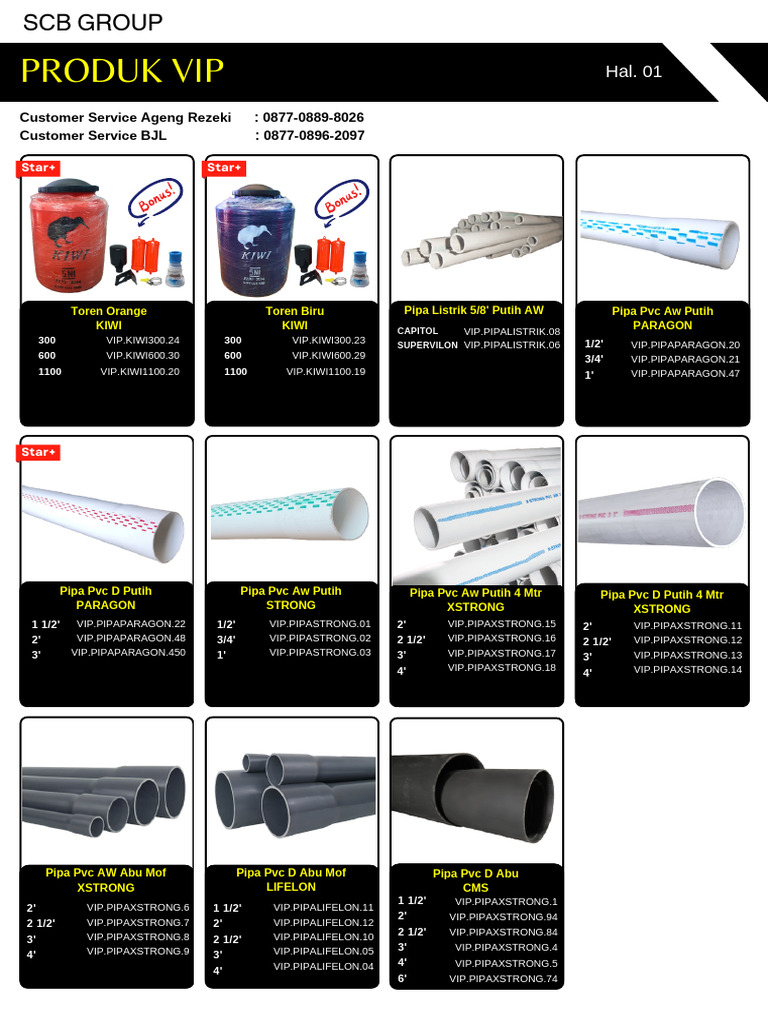 Brosur VIP Canva Update | PDF | Building Materials | Products Of Chemical Industry
