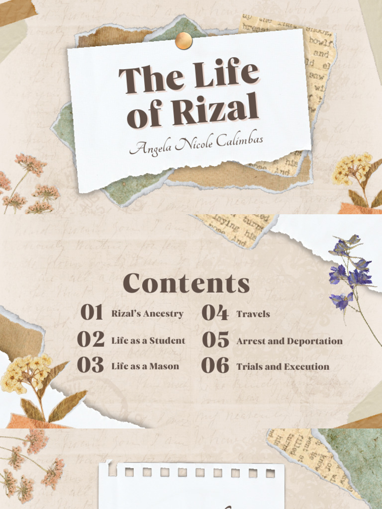 The Life of Rizal-Summary | PDF | Freemasonry