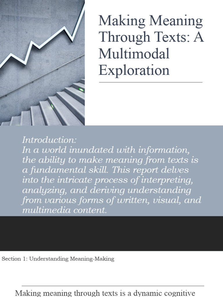 Making Meaning Through Texts | PDF | Books | Human Communication