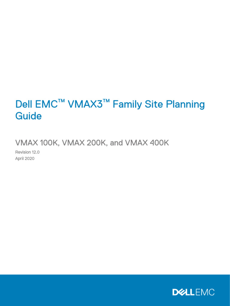 Docu66263dell EMC™ VMAX3™ Family Site Planning | PDF | Electromagnetic Interference ...