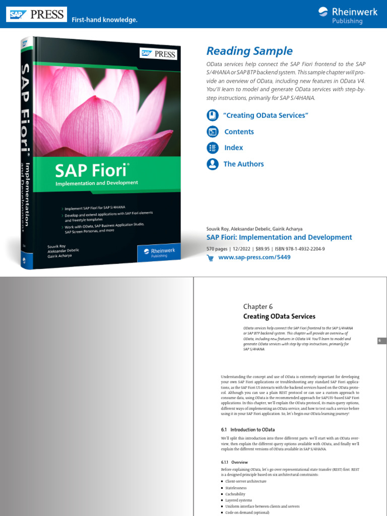 Sap Fiori Implementation And Development Pdf Software Development 4688
