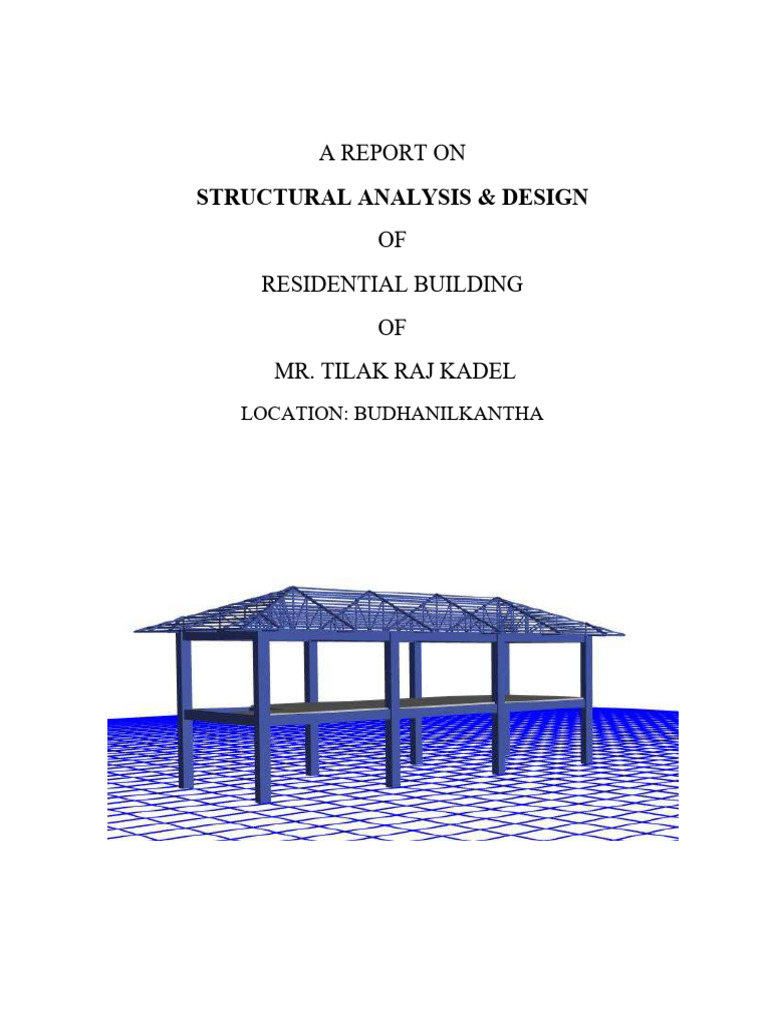 Structural Analysis of Residential Building | PDF | Earthquake ...